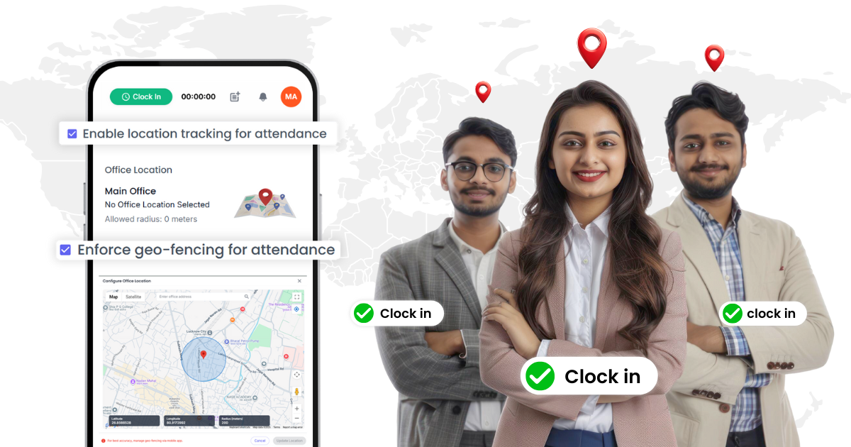 Geo Attendance | HRSaathi Features | HRSaathi